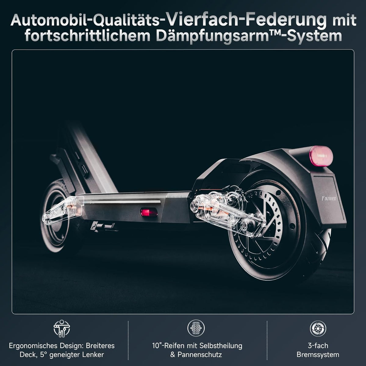 Navee ST3 Pro E-Scooter kaufen – 75KM Vierfachaufhängung | NaveeTech