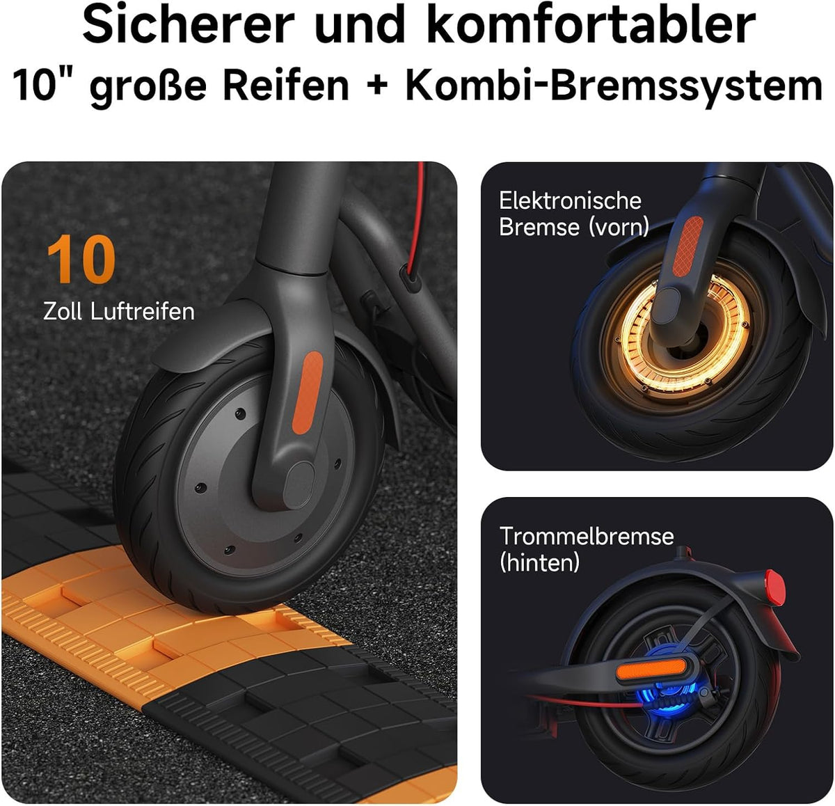 NAVEE V25i Pro E-Scooter mit Straßenzulassung – Doppelfalt-Design, IPX